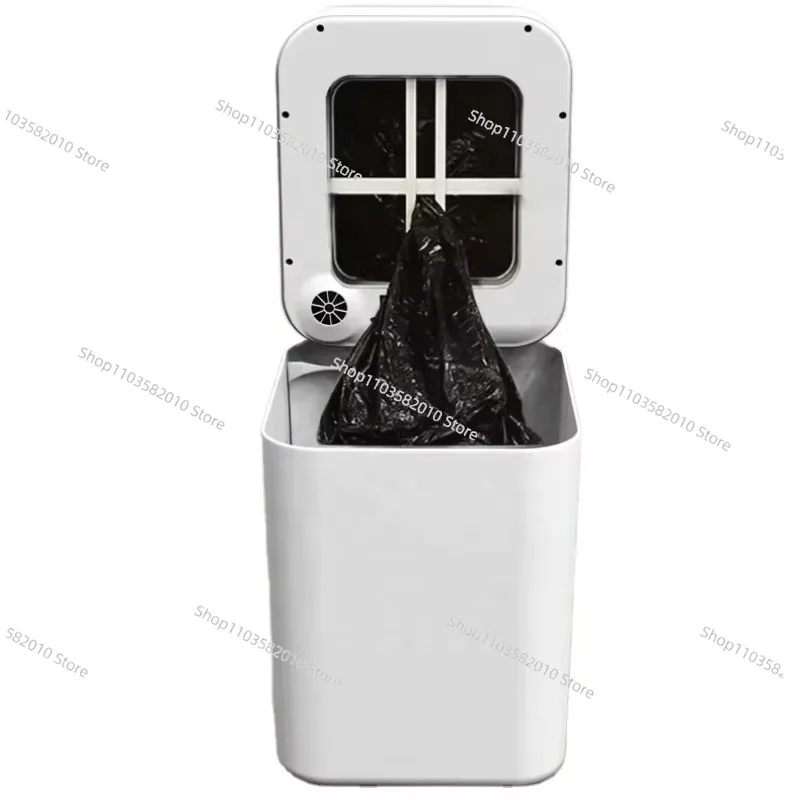 Customized smart trash can 20L capacity self-sealing trash can overload ...
