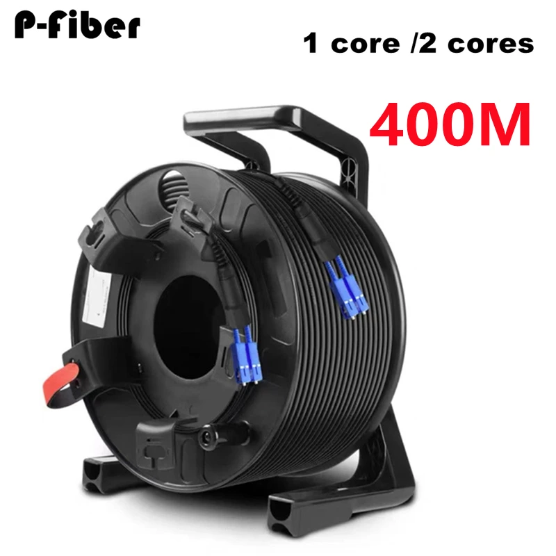 400m-1-core-2-core-outdoor-patchcord-armored-with-PCD310-reel-LC-SC-FC ...