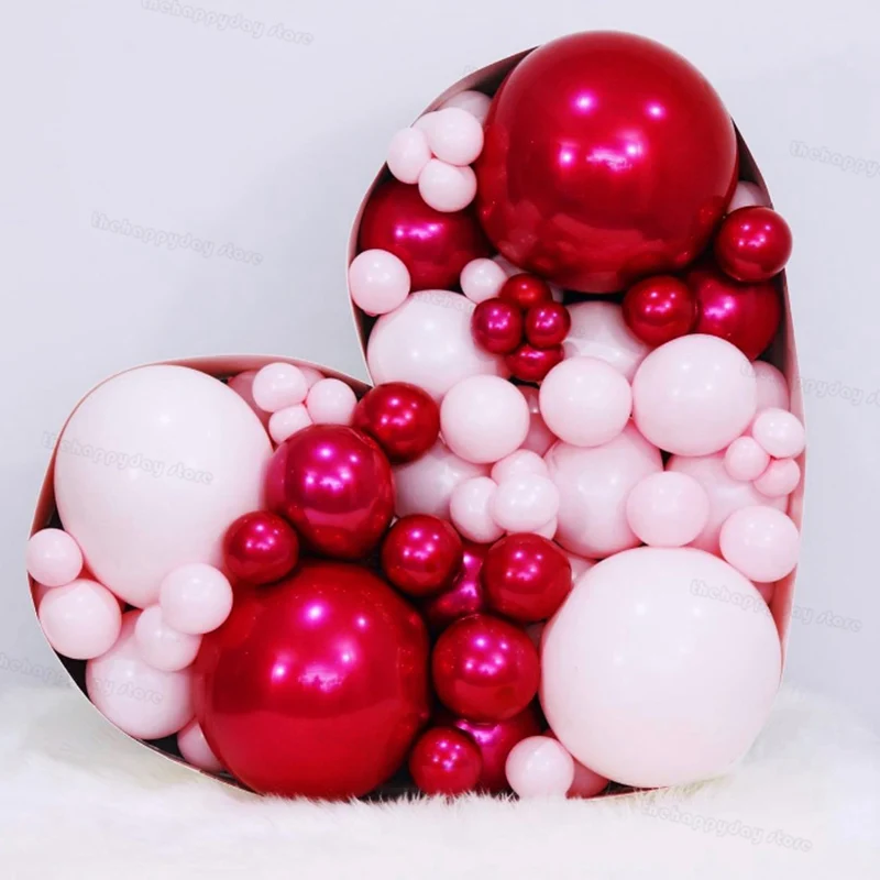 Giant-Love-Heart-Shape-Mosaic-Balloon-Frame-Stand-Filling-Balloons-Box ...