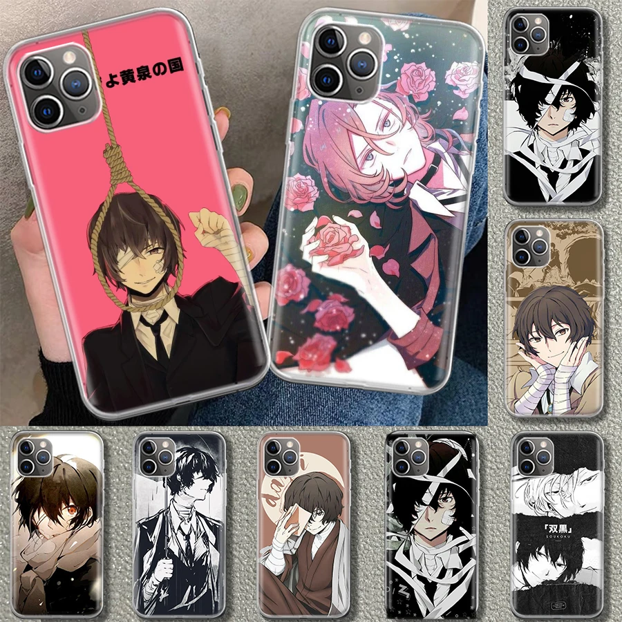 Bungou Stray Dogs Dazai Osamu Phone Case Cover For iPhone 11 12 13 Mini ...