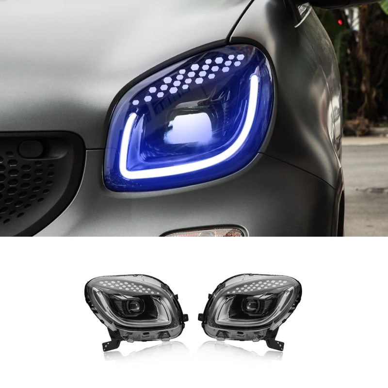 12v 6000k Car Led Lights Drl Headlight Headlamp Assembly Daytime ...