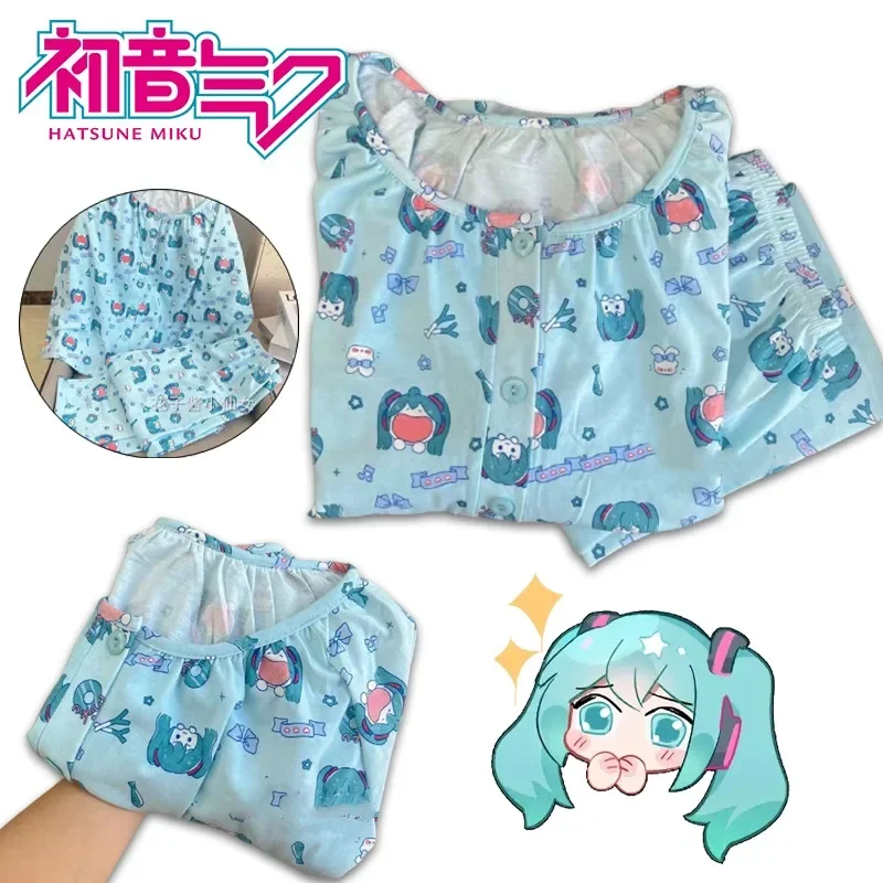 Hatsune-Miku-Pajama-Set-Kawaii-Pajamas-for-Women-Anime-Cute-Miku-Girls ...