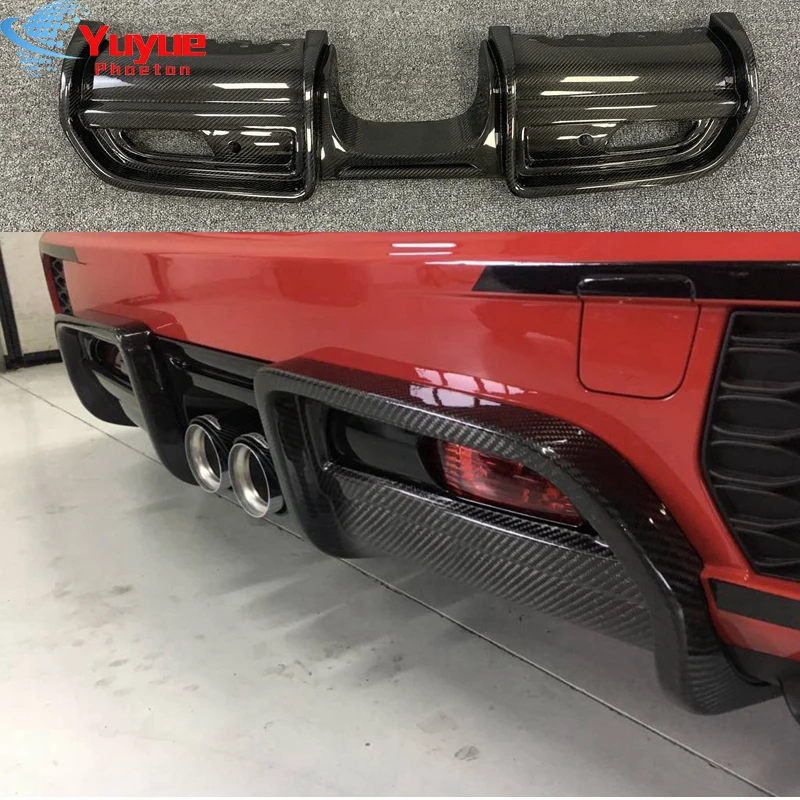 JCW Rear Bumper Diffuser For Mini F56 JCW Style Carbon Fiber /FRP Rear ...