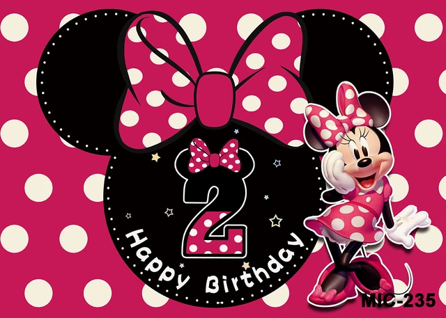 Happy 2nd Birthday Minnie Mouse