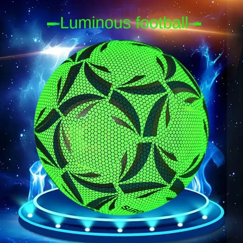 Outdoor-Glow-Reflective-Football-No-5-Ball-PU-Glow-Football-Standard ...