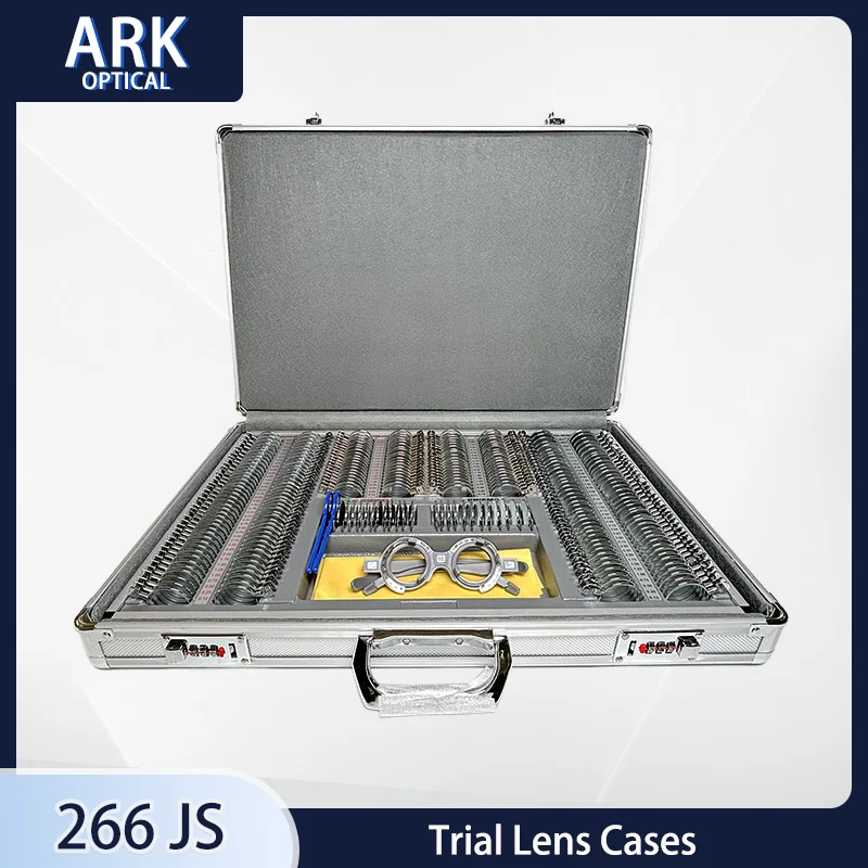 266 pcs Optical Trial Lens Set Kit Metal Rim Aluminum Case - AliExpress ...