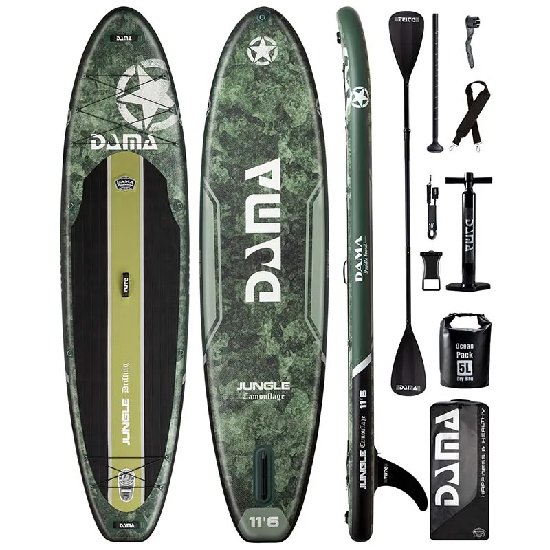 Myboat Inflatable SUP Stand Up Sapboard Water Paddle Board Kayak 11’6 ...