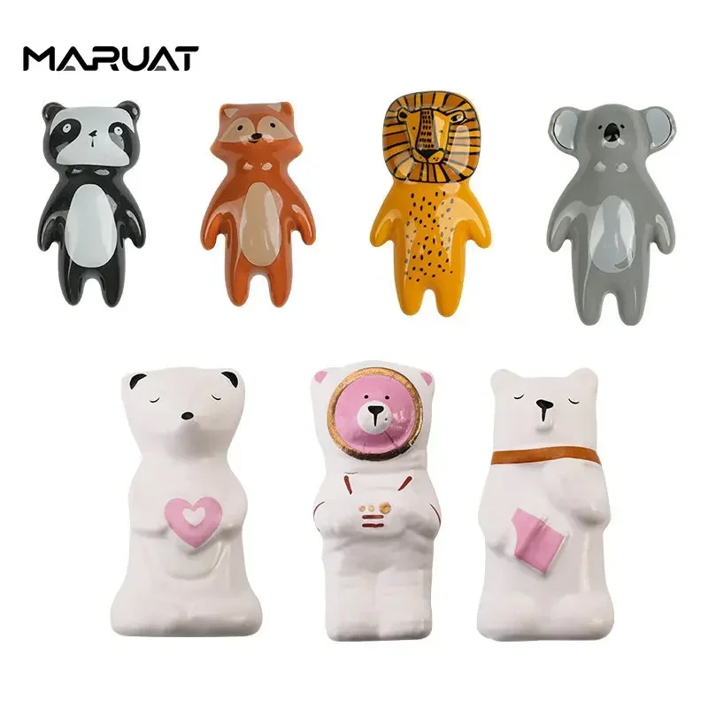 Cartoon-Furniture-Handles-Animal-Drawer-Knob-Ceramic-Drawer-Knobs ...
