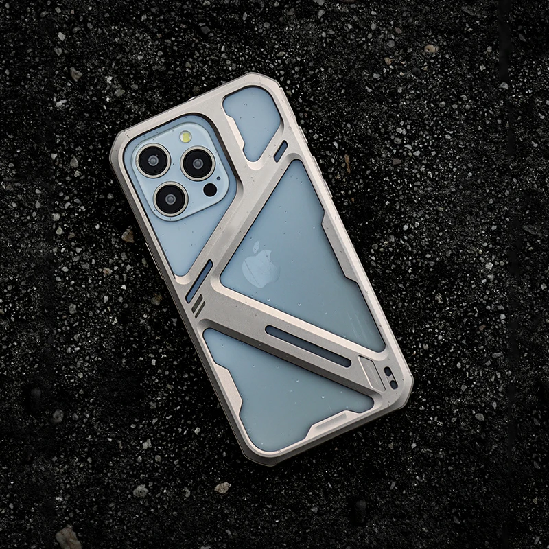 Titanium-Alloy-Removable-Hollow-Heat-Dissipation-Phone-Cases-For-iPhone ...