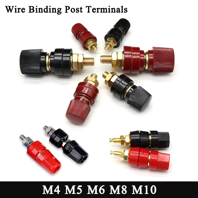 Wire-Binding-Post-Thread-Screw-M4-M5-M6-M8-M10-Black-Red-Set-Weld ...