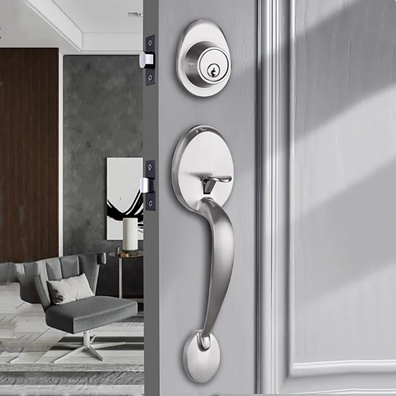 1-Set-High-grade-Gate-Lock-European-Style-Zinc-Alloy-Door-Locks-Villa ...