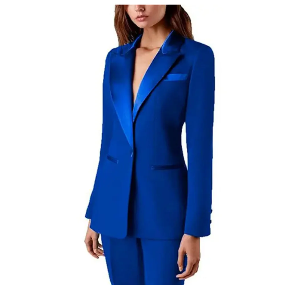 Tesco-Conjunto-de-blazer-s-lido-feminino-e-cal-as-cal-a-formal-para ...