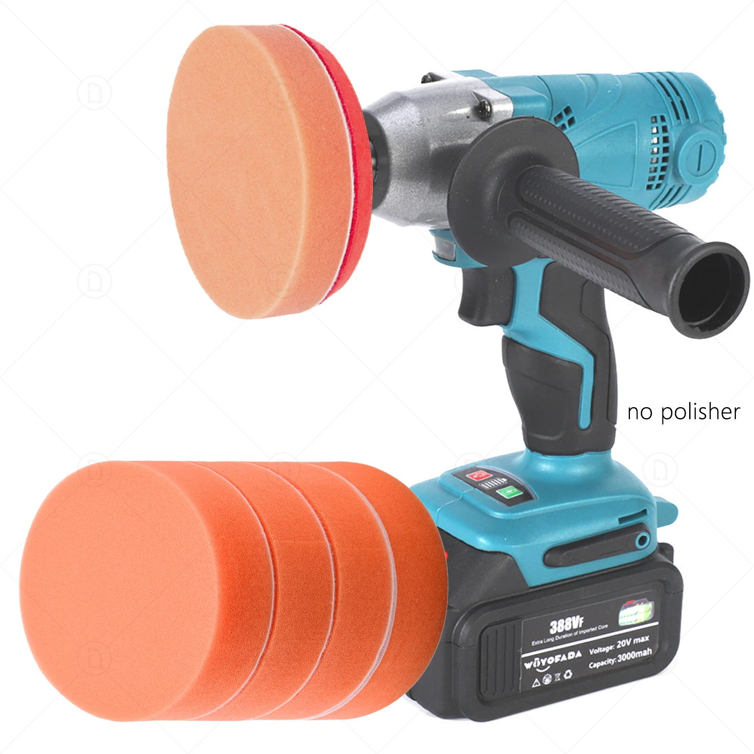 Car-Detailing-Polishing-Pad-Kit-For-Headlight-Restoration-Waxing-Sponge ...