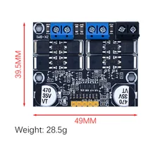 10A dual DC motor drive module forward and reverse PWM speed regulation ...