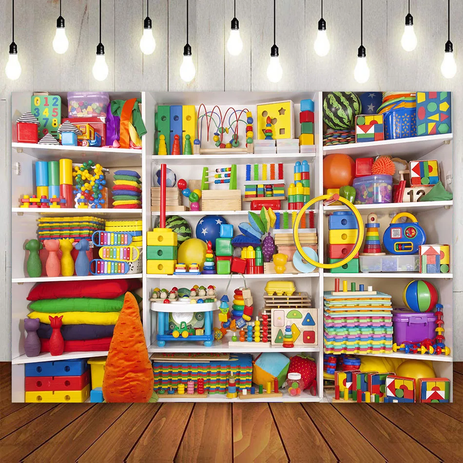 Kindergarten-Classroom-Backdrop-Back-to-School-Preschool-Colorful-Toys ...