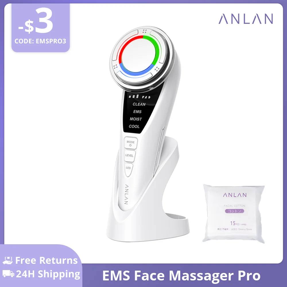 Anlan Face Massager Pro Cold Compress Facial Massager Face Lift Machine ...