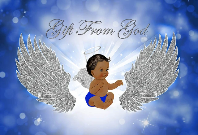 Blue Baby Angels Background