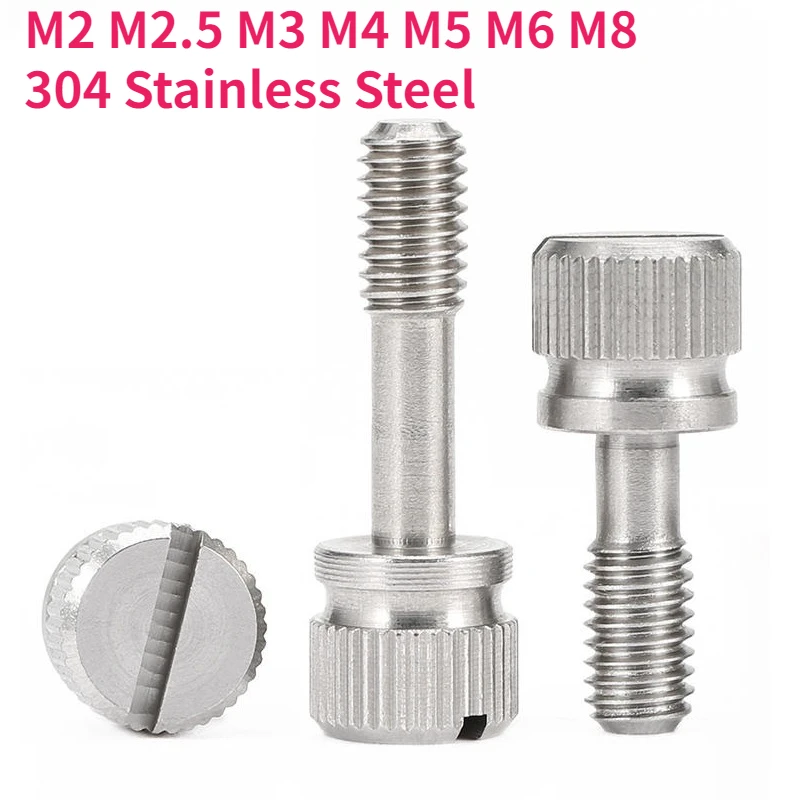 M2 M2.5 M3 M4 M5 M6 M8 304 Stainless Steel GB839 Slotted Hand Tighten ...