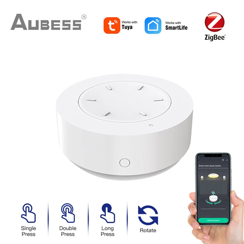 Tuya-ZigBee-Smart-Knob-Switch-Smart-Home-Wireless-Scene-Switch-Button ...