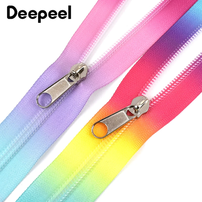 5Meters-5-Printed-Nylon-Zippers-Tapes-Decorative-Zipper-Puller-Slider ...