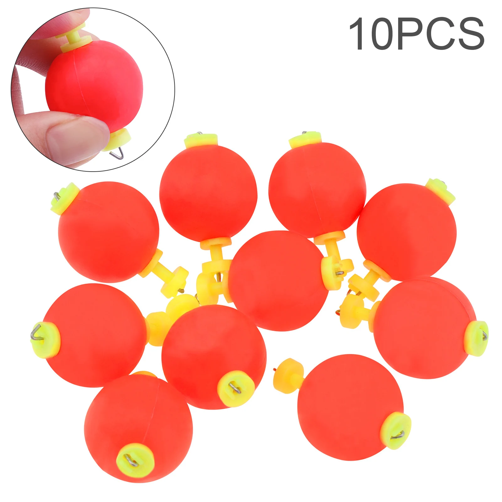 10pcs-Floats-EVA-Foam-Red-Snap-Quick-Installation-on-Floats-Round ...