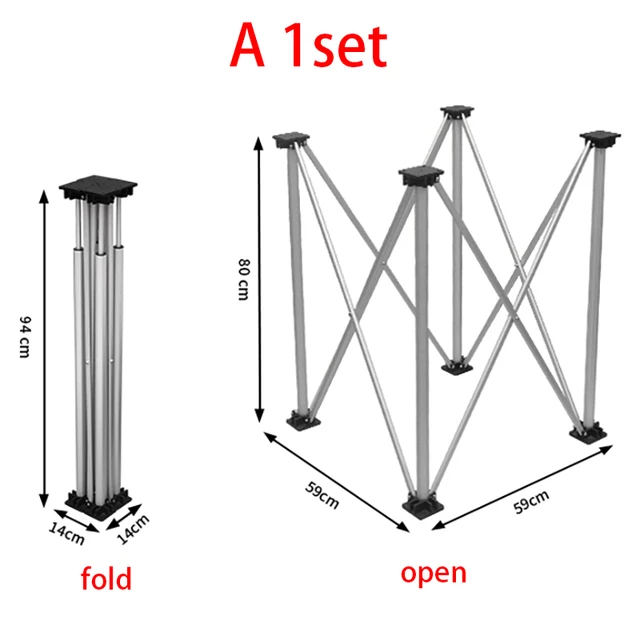 Telescopic Woodworking Sawhorse Aluminium Carry Support Alloy Workbench ...