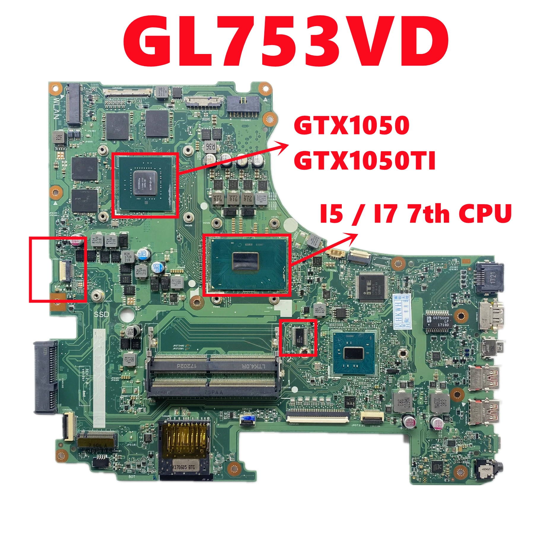 GL753VD-Mainboard-For-ROG-GL753VE-FX753V-ZX753V-GL753V-GL753-Laptop ...
