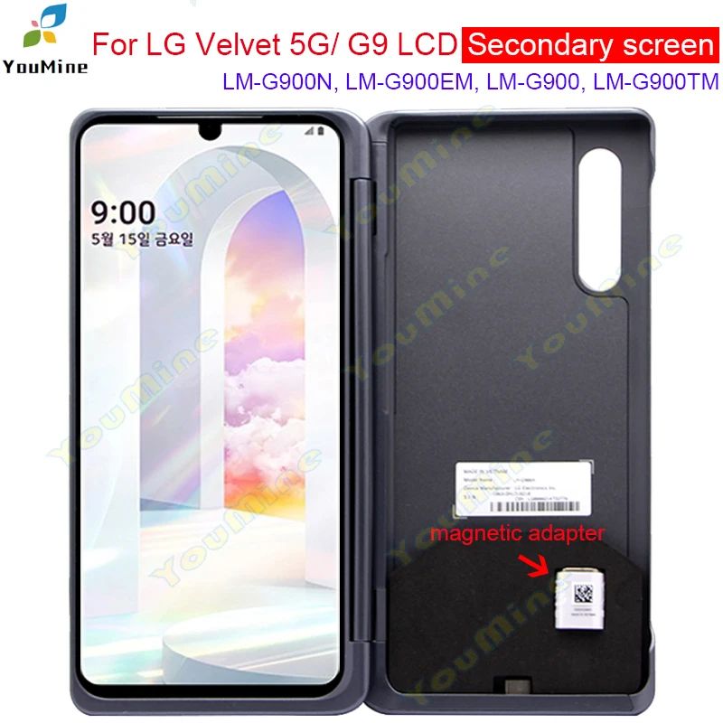 For-LG-Velvet-G910-G900-G900N-5G-LCD-Dual-Screen-Secondary-screen-With ...