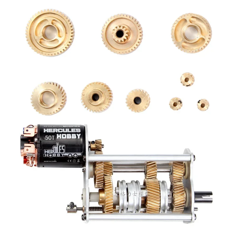 Gearbox-Inclined-Metal-Gear-Set-Synchronizer-for-1-14-Tamiya-RC-Truck ...