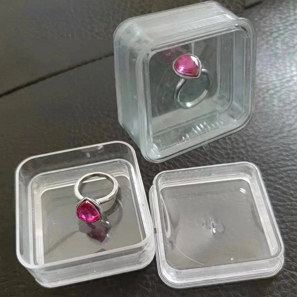 Floating-Loose-Diamond-Jewelry-Display-Box-Elastic-Membrane-Ring-Stone-Beads-Storage-Container ...