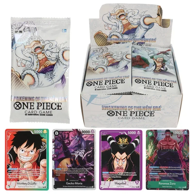 New Hot sale 40/300Pcs Anime ONE PIECE card TCG OP-05 Luffy Zoro Shanks ...