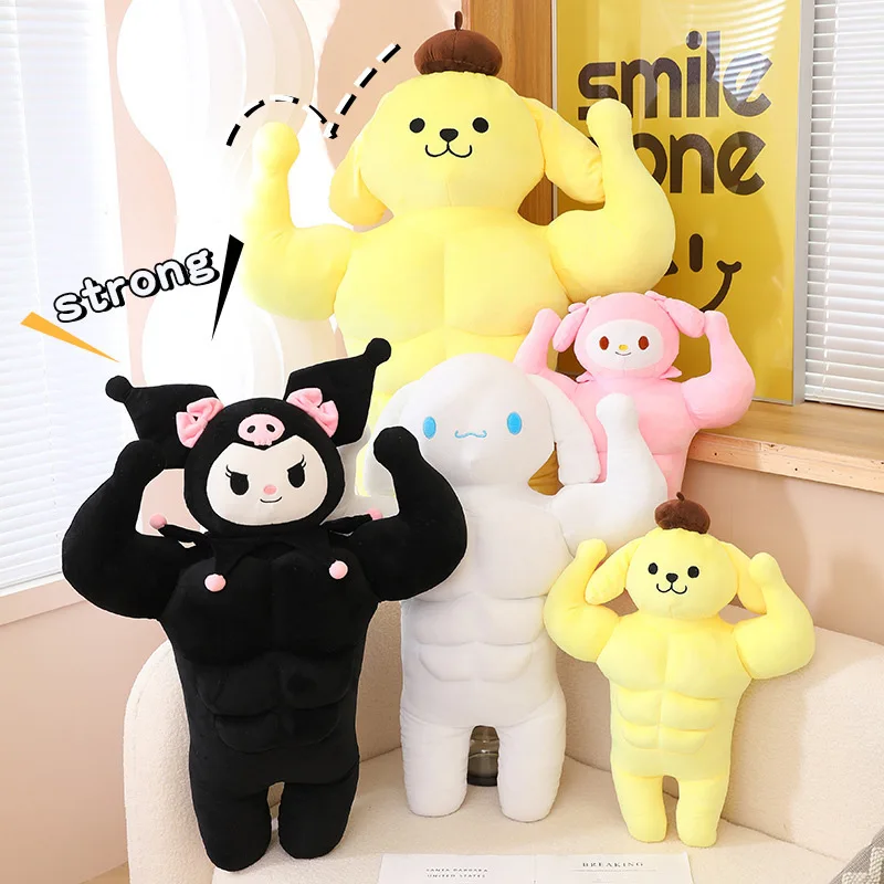 Kuromi-Muscle-Sanrio-Anime-Plush-Toys-para-ni-os-My-Melody-Cartoon ...