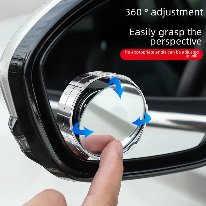 2PCS-Car-Rearview-Mirror-Blind-Spot-Mirror-Circular-Frame-Convex ...