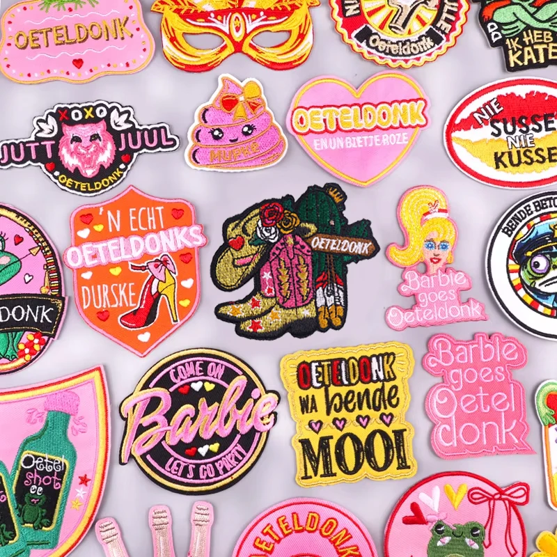 New-DIY-Oeteldonk-Emblem-Full-Embroidery-Patch-Frog-Carnival-For ...