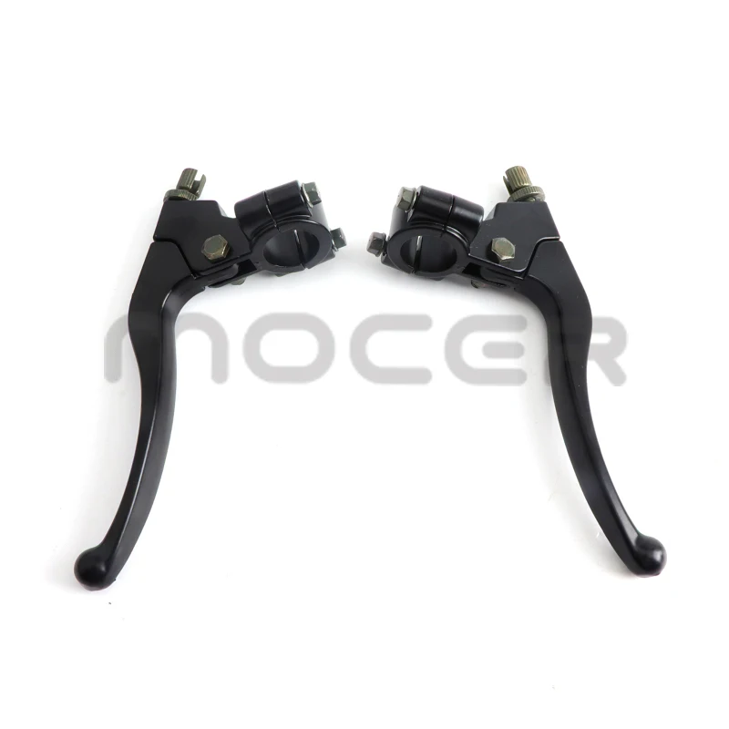 7-8-22mm-Universal-Motorcycle-Handlebar-Brake-Clutch-Levers-Drum-Brake ...