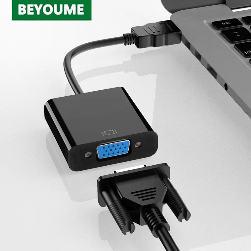 HDMI-compatible-To-VGA-Adapter-Cable-HD-1080P-HDMI-VGA-Audio-Video ...