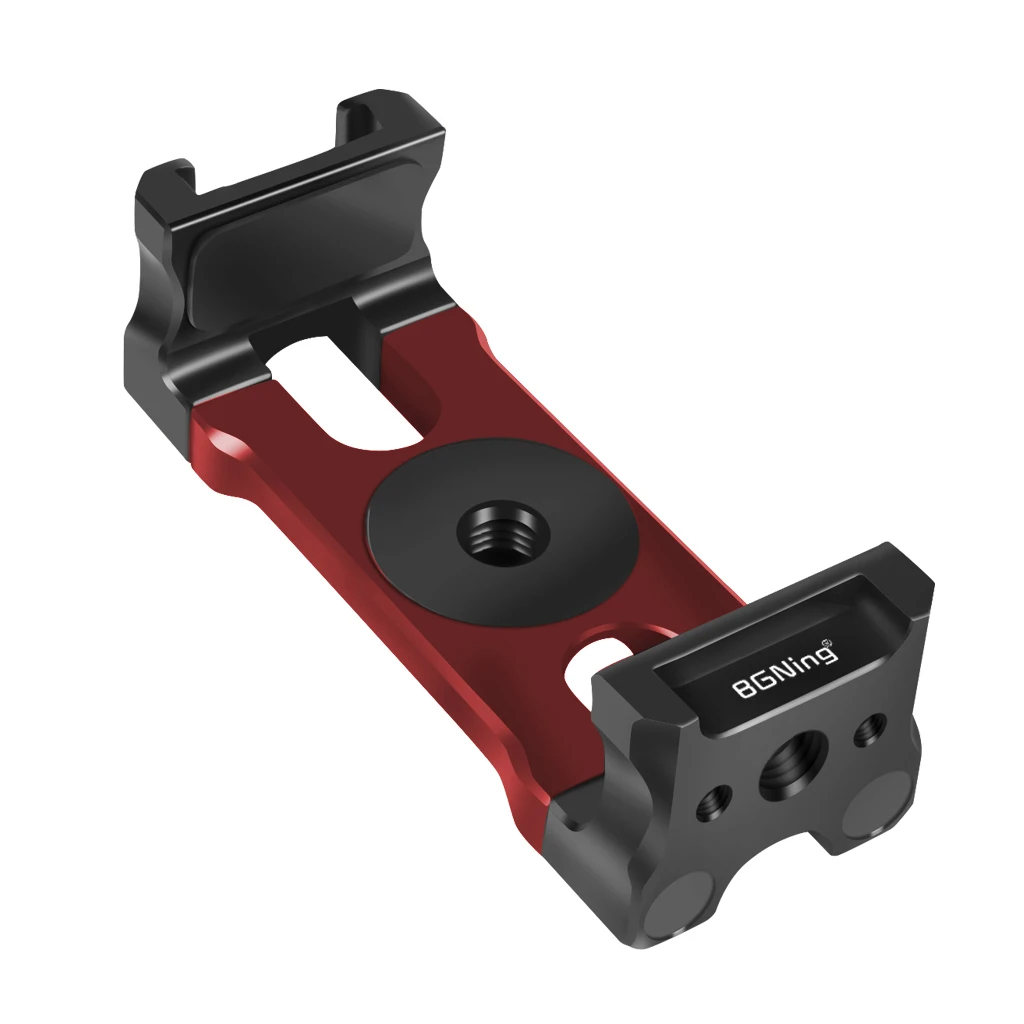 Aluminum Multi function Camera Phone Clip with Hot Cold Shoe DSLR ...