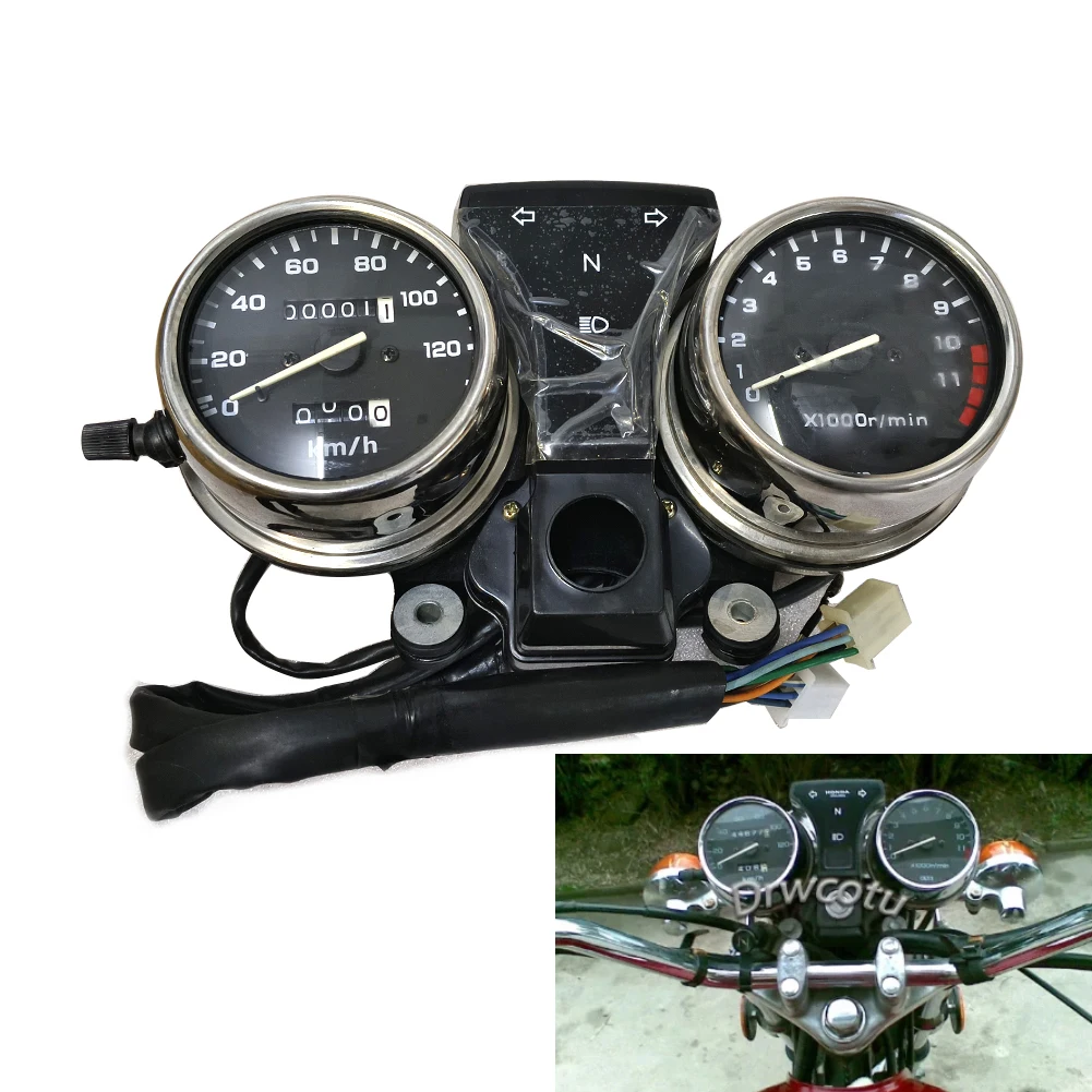 Motorcycle Electronic Speedometer Digital Gauge CM125 Tachometer ...