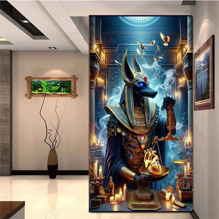 DIY-Diamond-Painting-Anubis-Ancient-Egypt-Mythology-The-God-of-Death ...