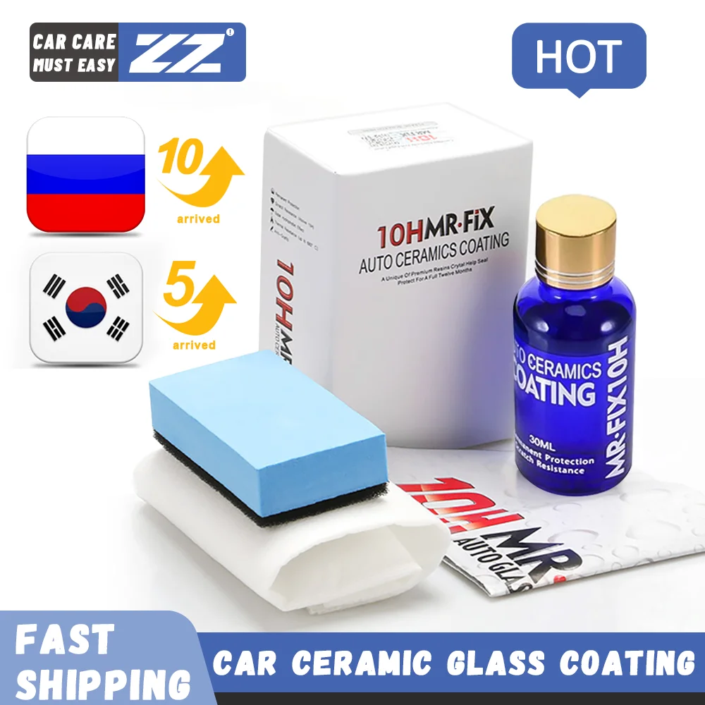 30ml 10H Anti Scratch Auto Ceramic Glass Coat Liquid Hydrophobic Paint ...
