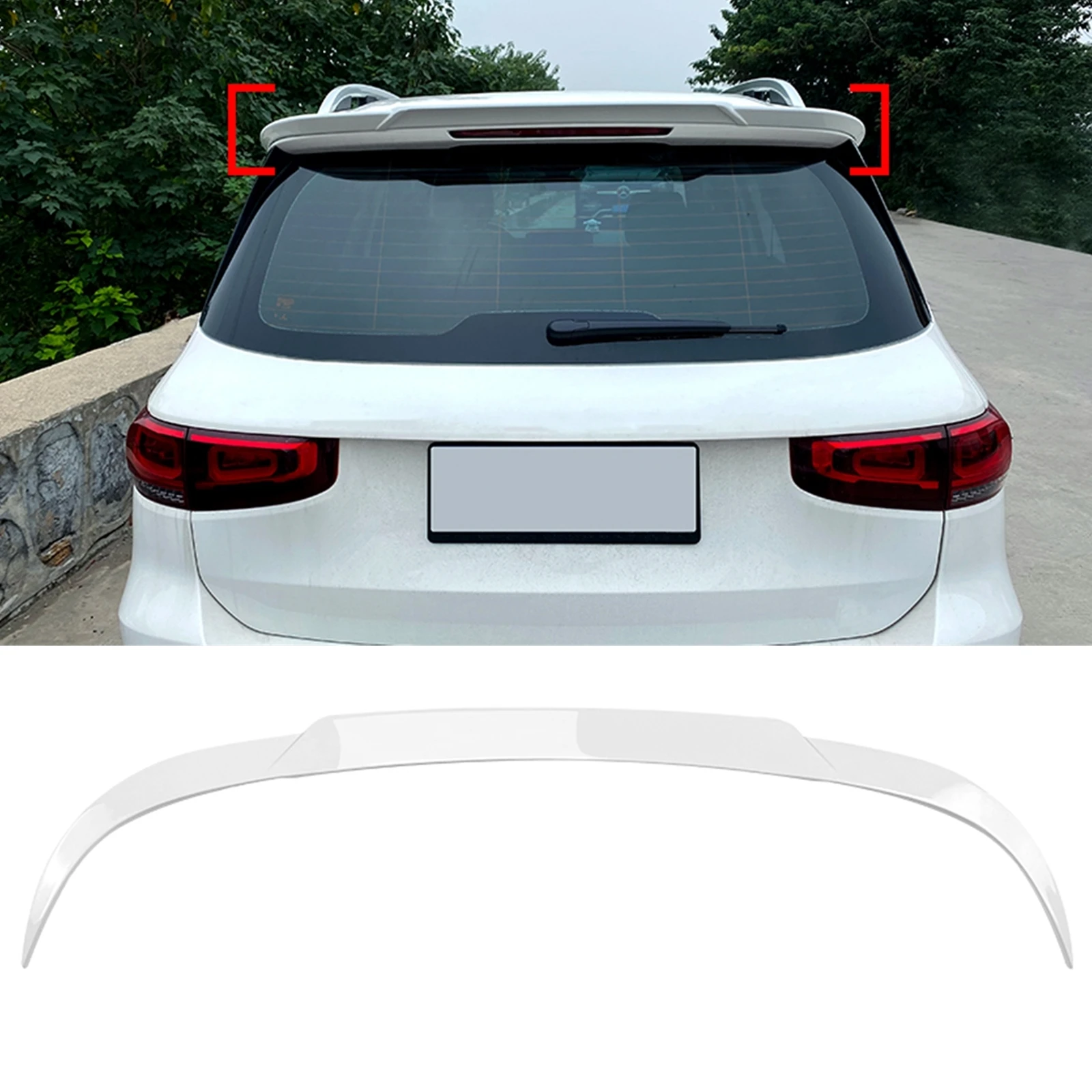 Rear Trunk Roof Spoiler Wing For Mercedes Benz GLB X247 2020-2022 ...