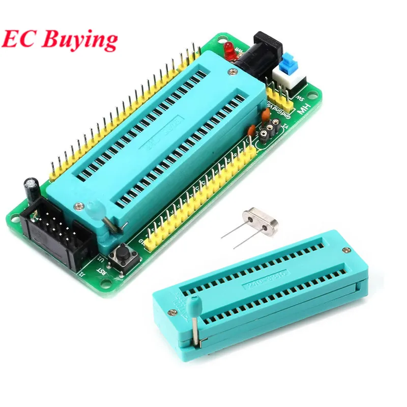 51-AVR-MCU-STC-Minimum-System-Board-Learning-Development-STC89C52-AT89S52-40P-Locking-Seat ...