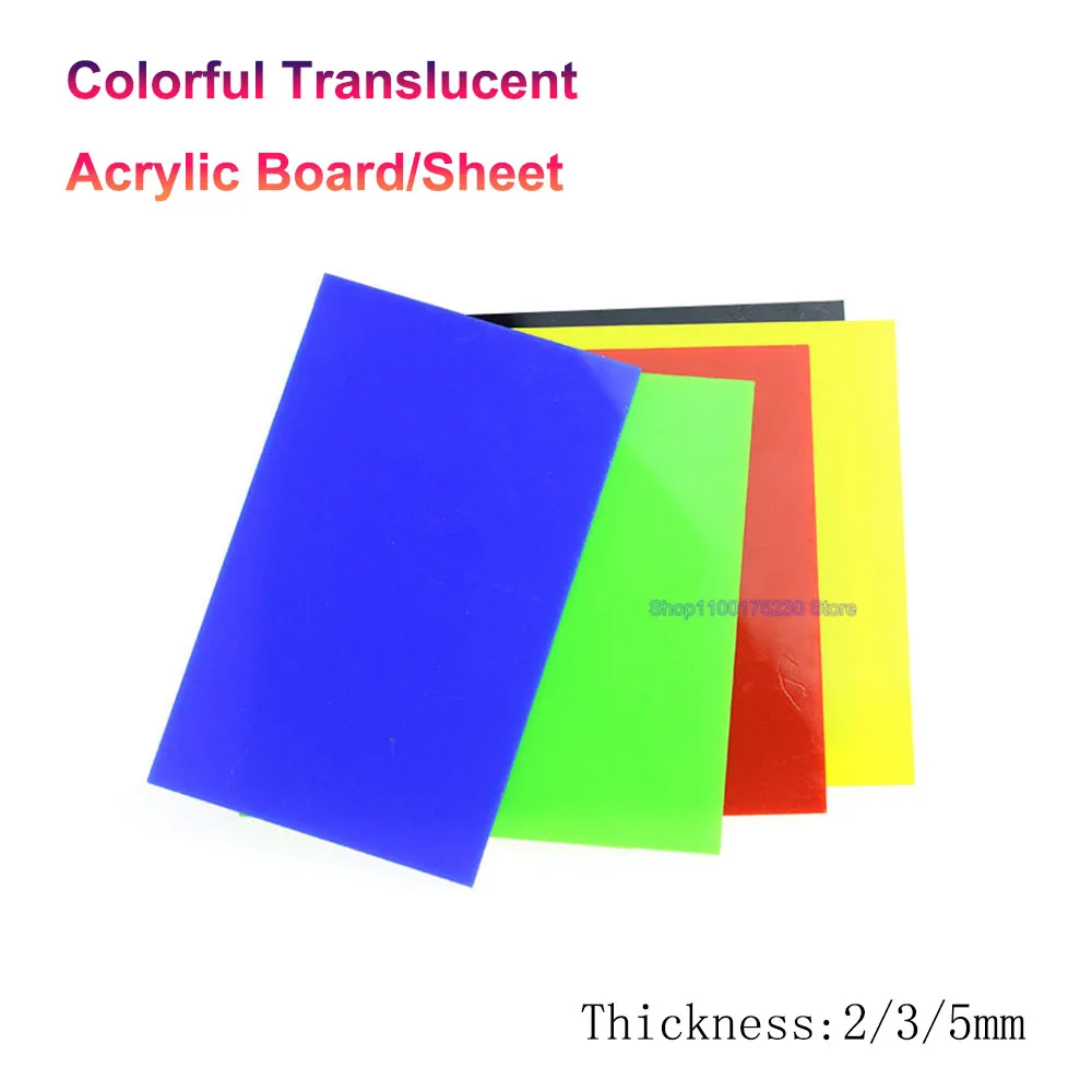 1PCS-Colorful-Translucent-Acrylic-Board-Sheet-PMMA-Organic-Glass-Tinted ...