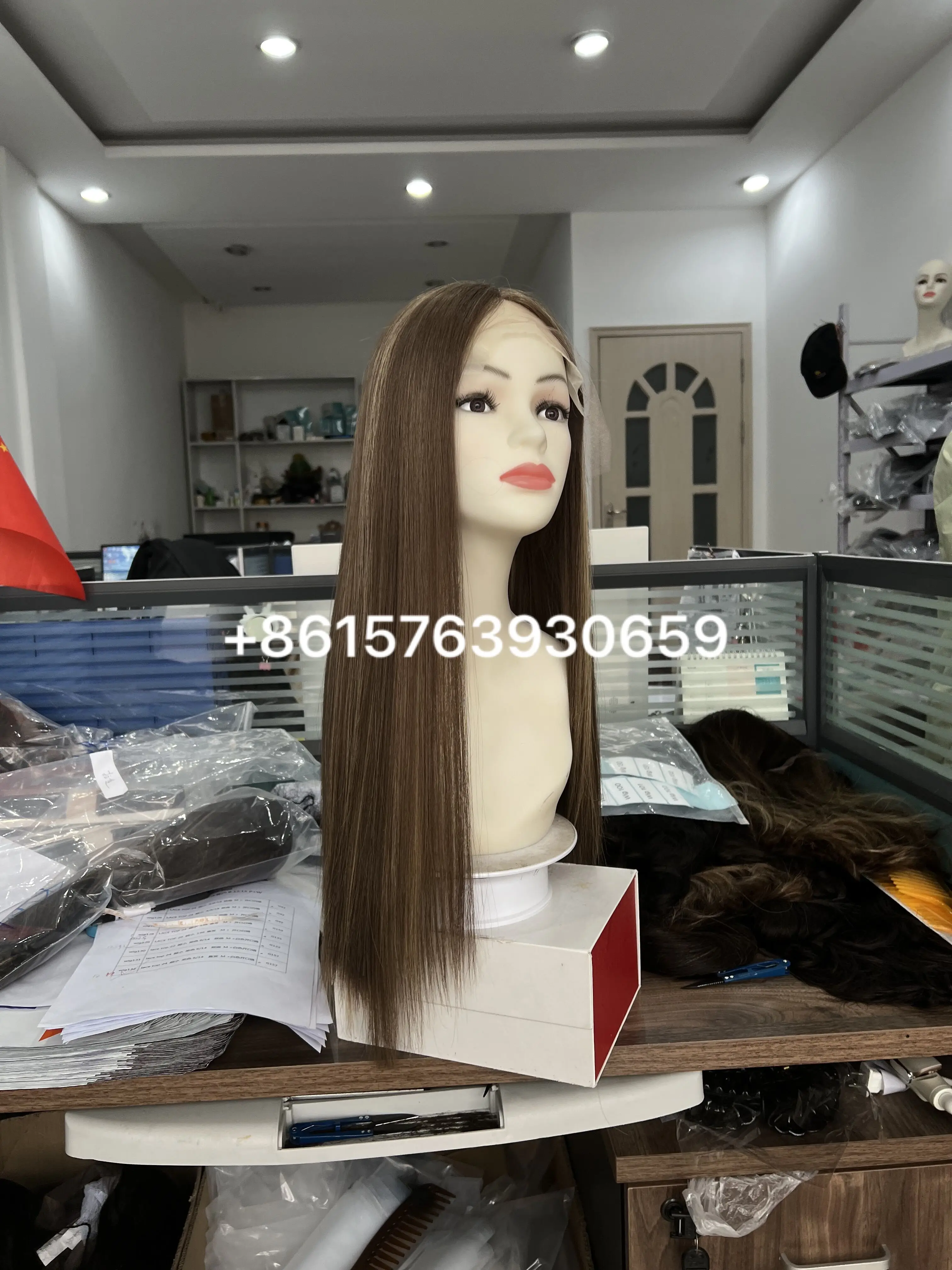 Lace top 24inches 4/8/18 color more stock European virgin hair Sheitel ...