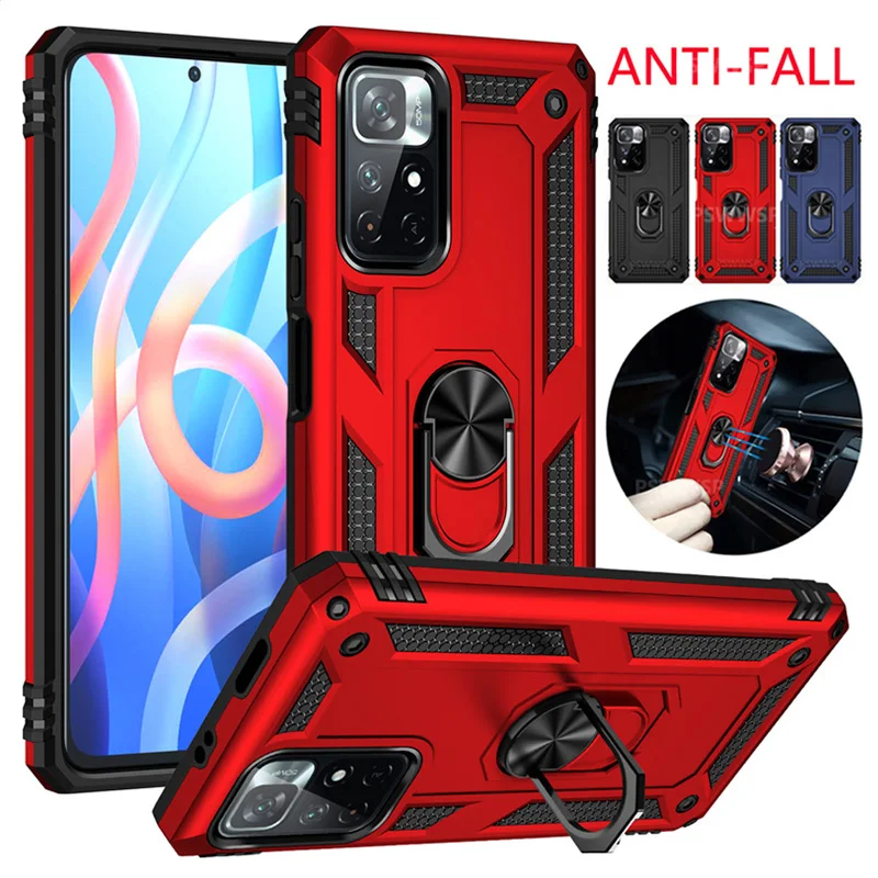 Shockproof Armor Bumper Case For Xiaomi Redmi Note 12 11 10 Prime 9 Pro ...