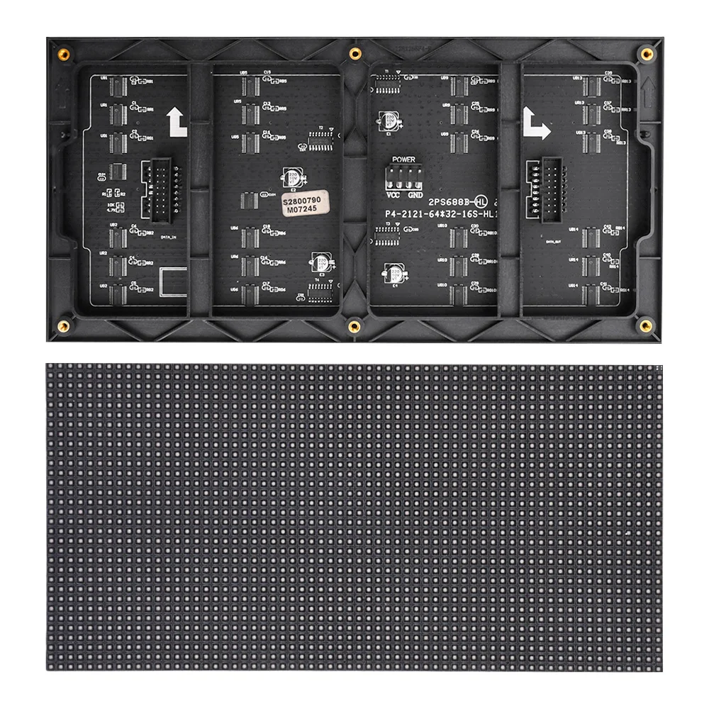 RGB-LED-Matrix-Panel-64-32-2048-DOTS-Pixels-Pitch-5mm-P4-Indoor-led ...