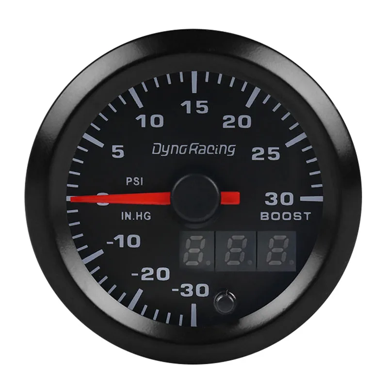 Dyno-Racing-2-Inch-52mm-Digital-Pointer-7-Color-LED-Car-Turbo-Boost ...