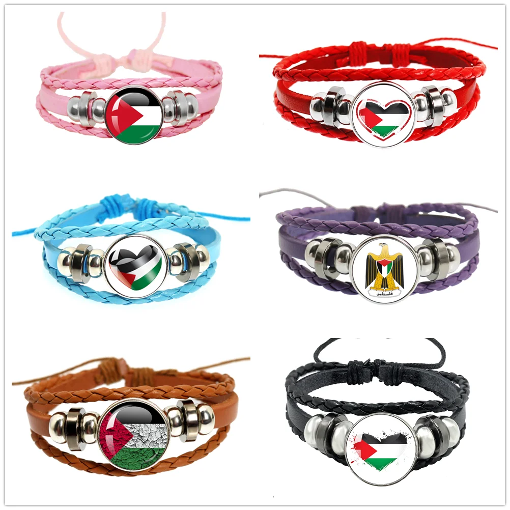 Palestine-Nation-Flag-Emblem-Patterns-Black-Blue-Pink-Red-Purple-Brown ...