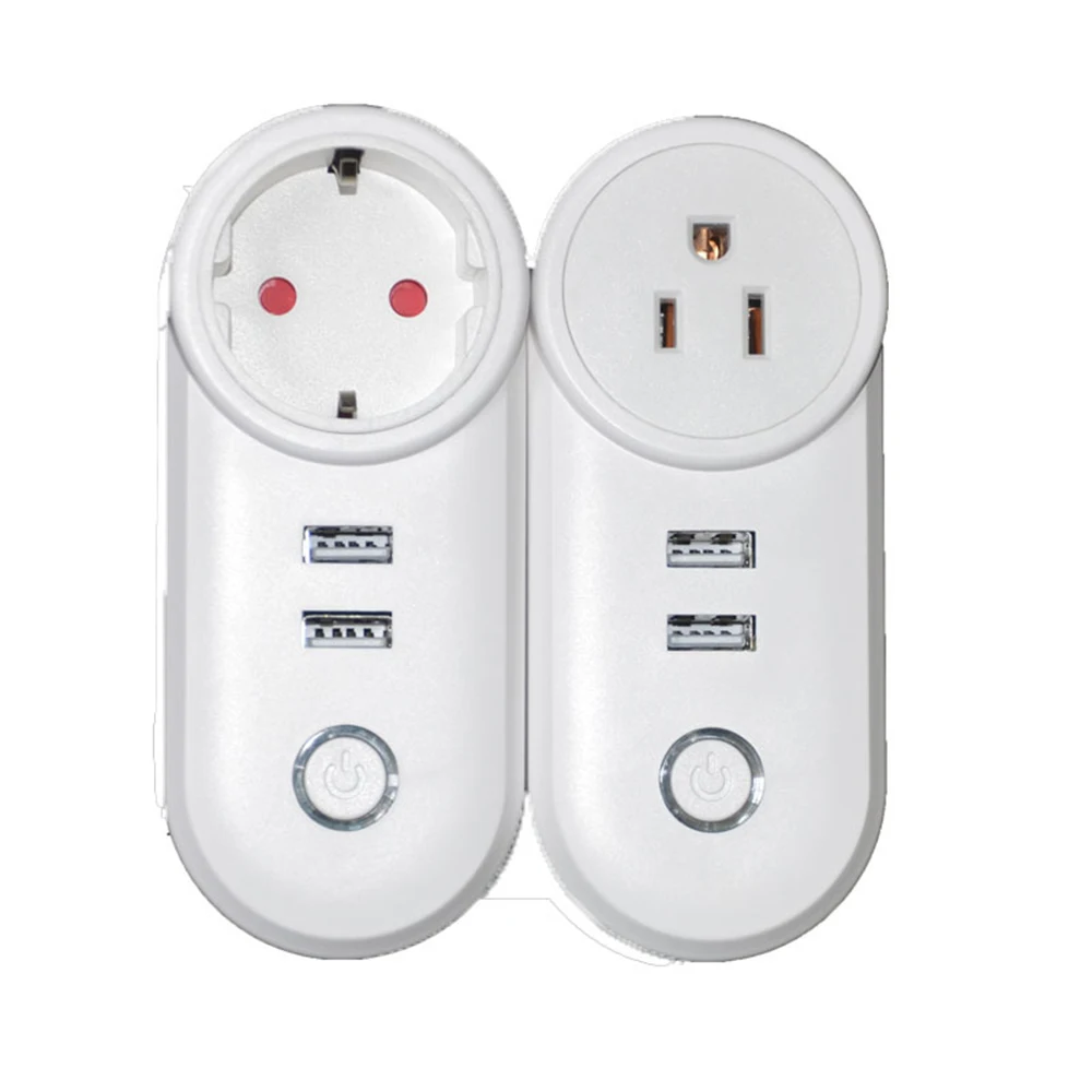 Smart-Wifi-Power-Plug-Usb-Outlet-Eu-Us-Uk-Socket-Wifi-For-Alexa-Home ...