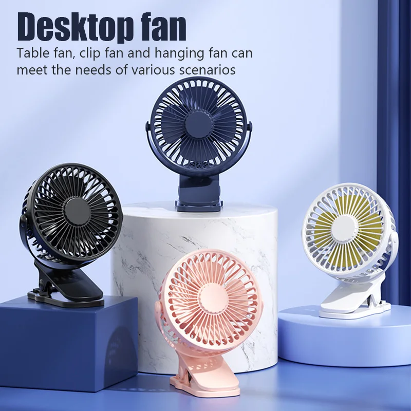 USB Mini Wind Power Handheld Clip Fan Convenient And Ultra quiet Fan ...